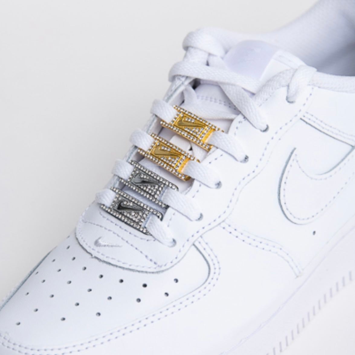 Glitter Nike Lace Locks Silver - Shop now – ShopDichSchick